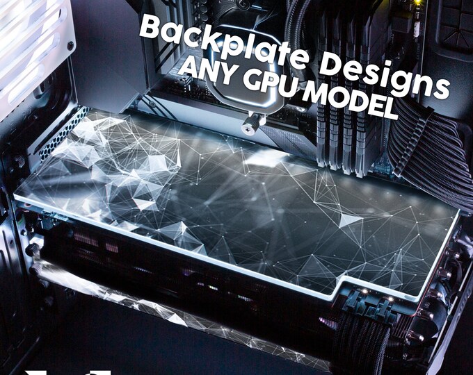 Custom RGB GPU Backplate Spectrum - Etsy UK