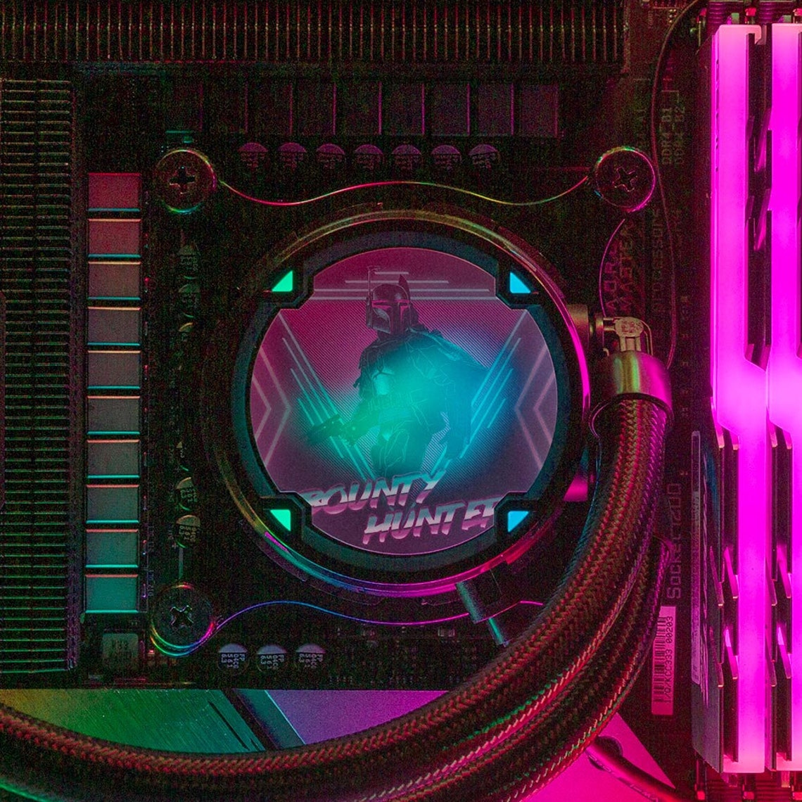 Custom AIO Cover for ASUS Rog Strix LC 120 240 360 Rgb Black - Etsy