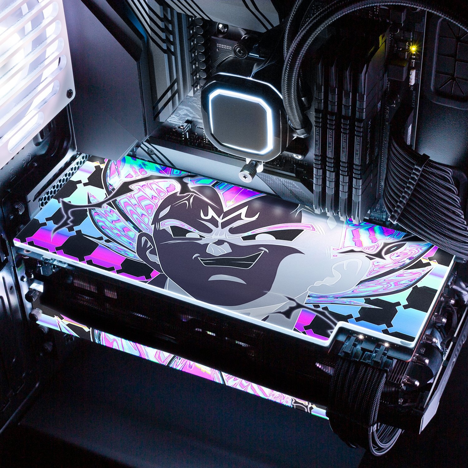 Custom RGB GPU Backplate by V1tech für jedes GPU Modell Dark | Etsy