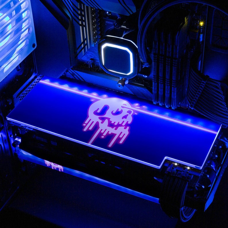 Custom RGB GPU Backplate by V1tech Any Gpu Model - Etsy