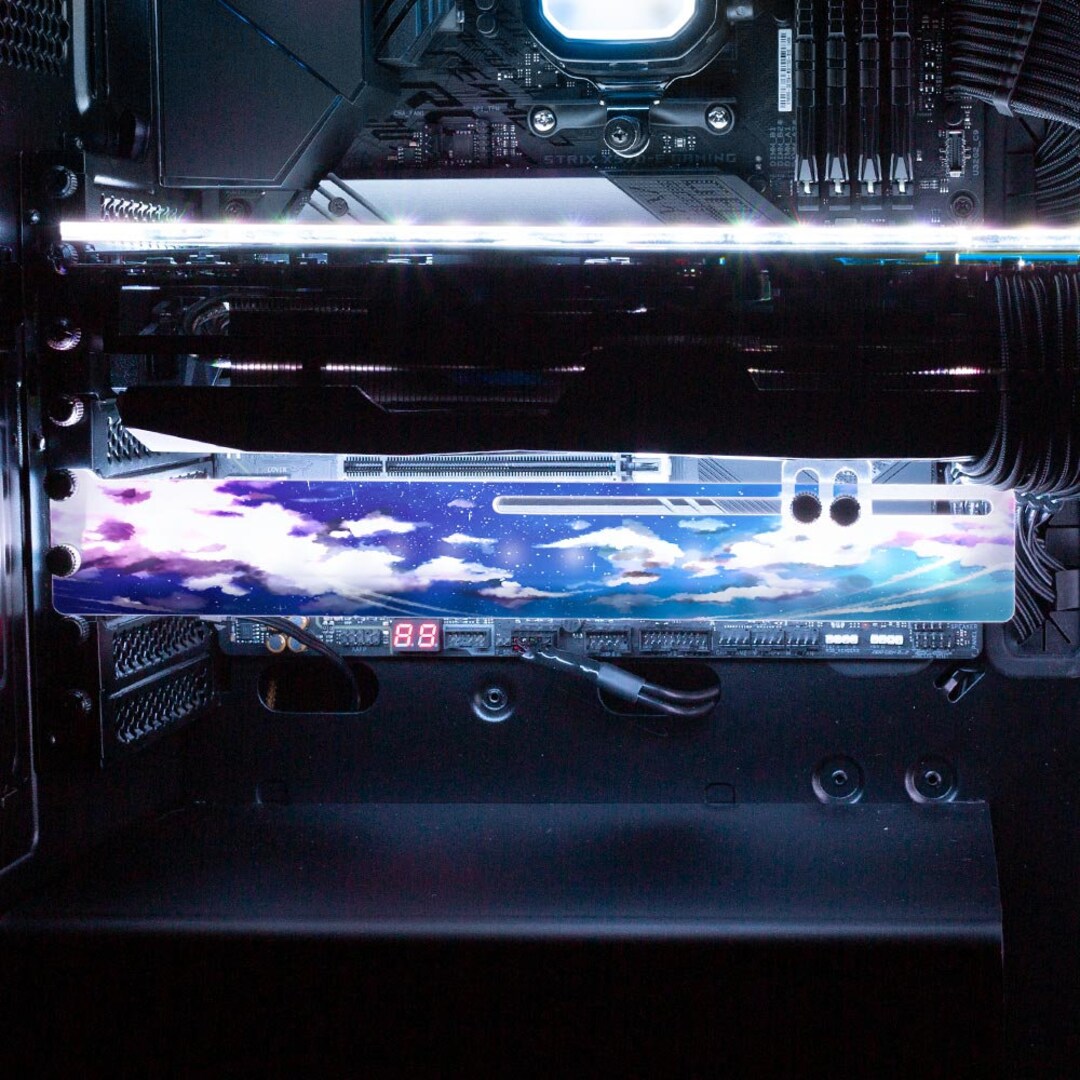 RGB GPU Support Bracket Anime Sky by V1tech artist Syertse - Etsy Canada