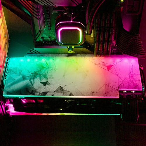 Custom RGB GPU Backplate Spectrum - Etsy UK