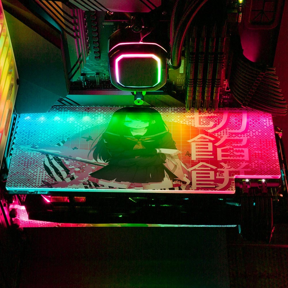 Custom RGB GPU Backplate by V1tech for Any GPU Model anime - Etsy Canada