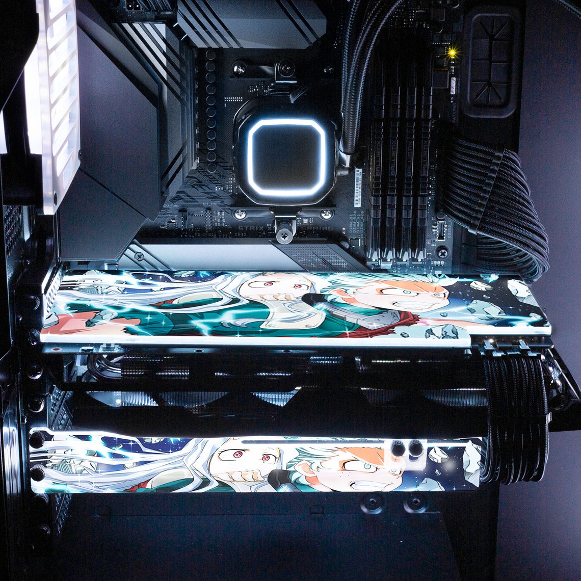 Custom RGB GPU Backplate Infinite 100% artist Uwu Market | Etsy