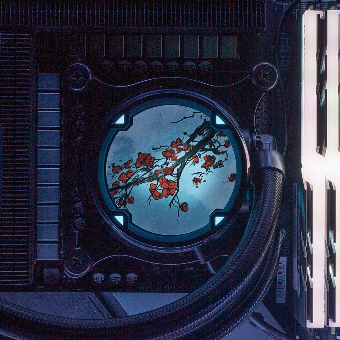 Custom AIO Cover for ASUS Rog Strix LC 120 240 360 Rgb Black - Etsy