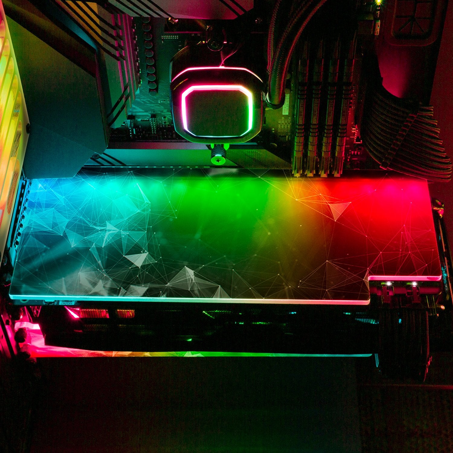 Custom RGB GPU Backplate Spectrum - Etsy UK