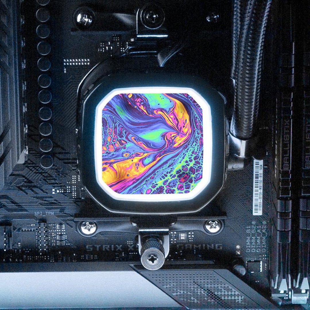 AIO Cover for Corsair RGB Hydro Platinum & Pro Series h100i, H115i ...