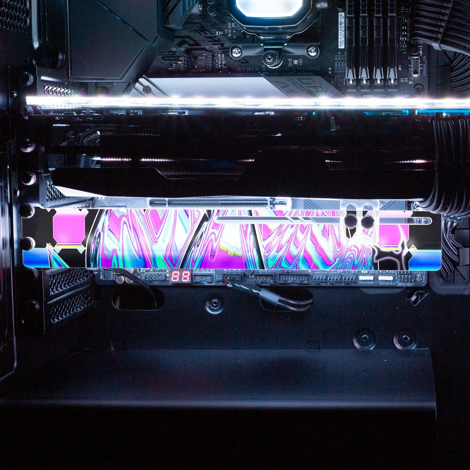 RGB GPU Support Bracket by V1tech Dark Impact artist - Etsy