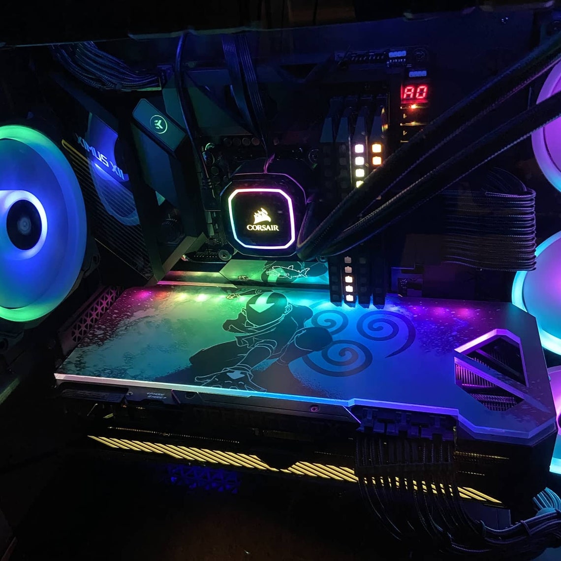RGB Gpu Backplate for Nvidia RTX 3090 3080 3070 3060ti 3060 - Etsy