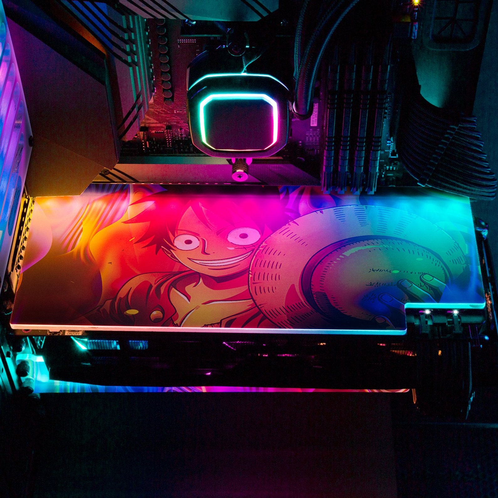 Custom RGB GPU backplate By V1tech for any GPU Model Up in | Etsy