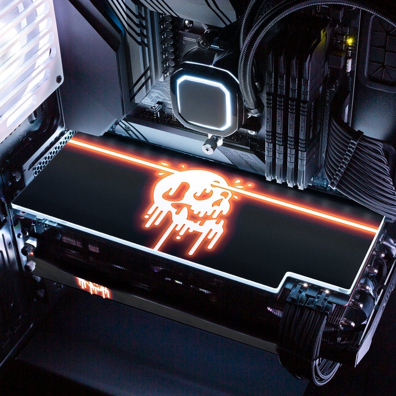 Custom RGB GPU Backplate by V1tech Any Gpu Model - Etsy