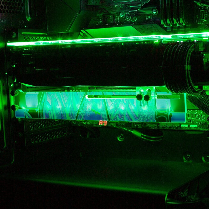 RGB GPU Support Bracket by V1tech Dark Impact artist - Etsy Canada