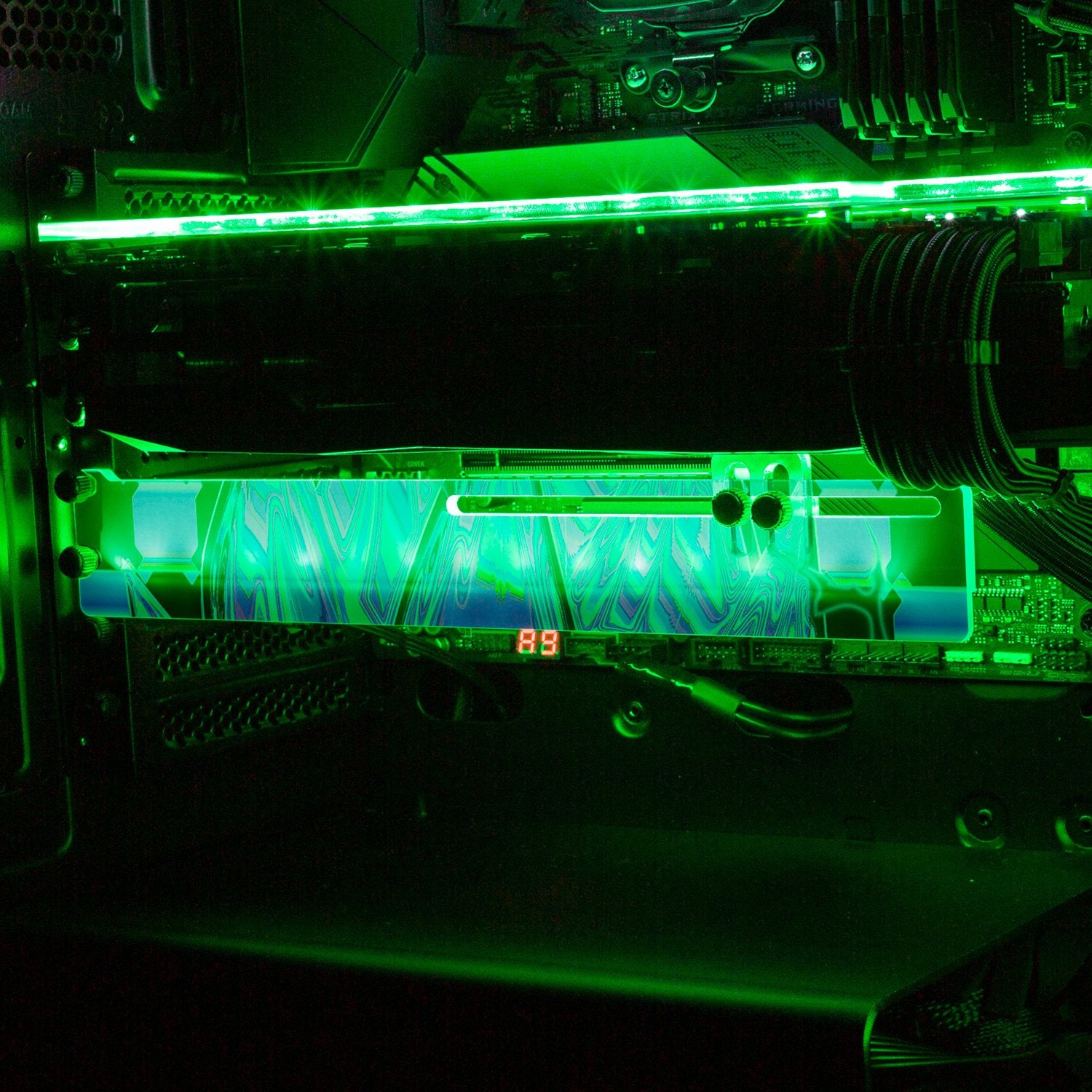 RGB GPU Support Bracket by V1tech Dark Impact artist - Etsy Canada