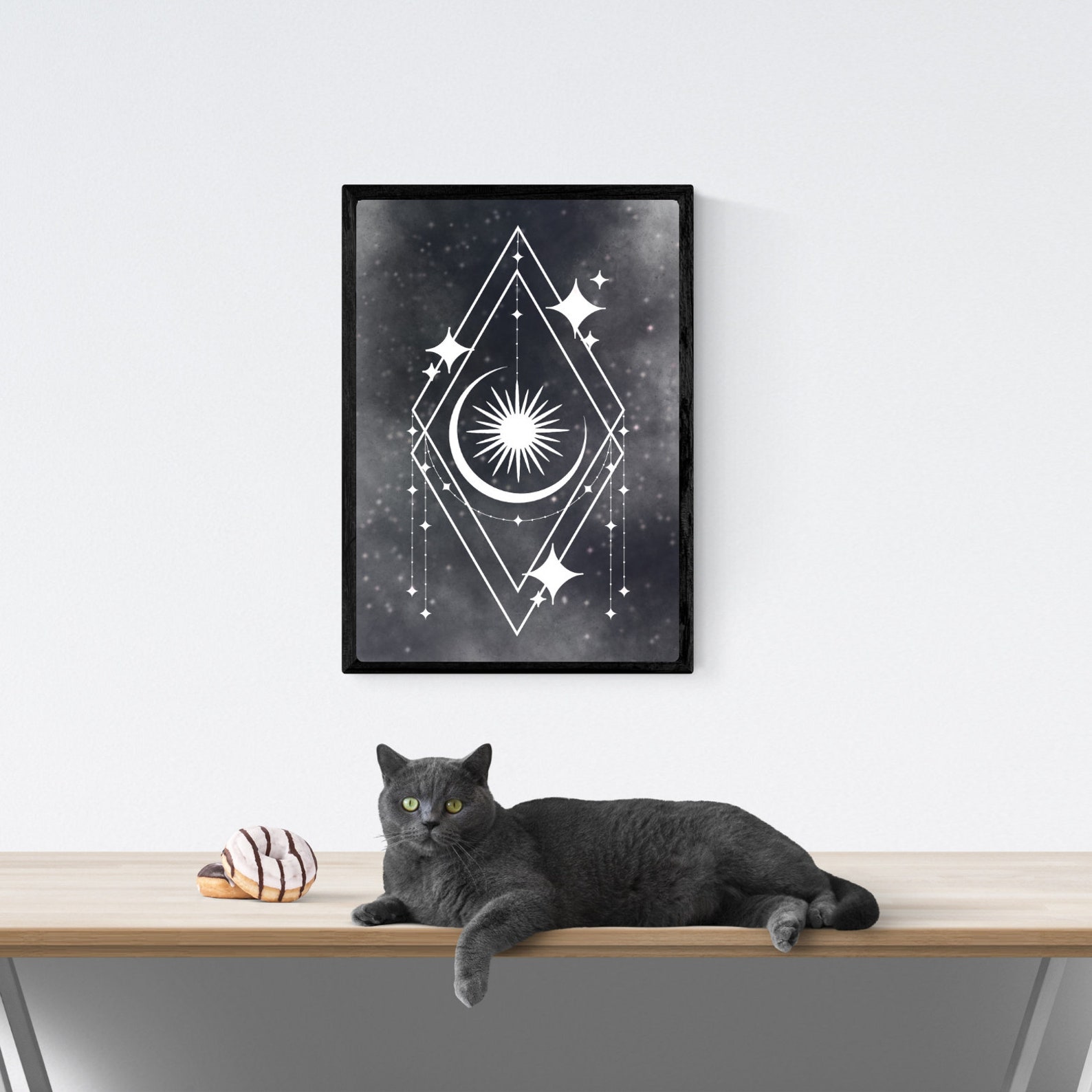 Celestial Sun & Moon | Astrology Poster | Digital Download - Etsy