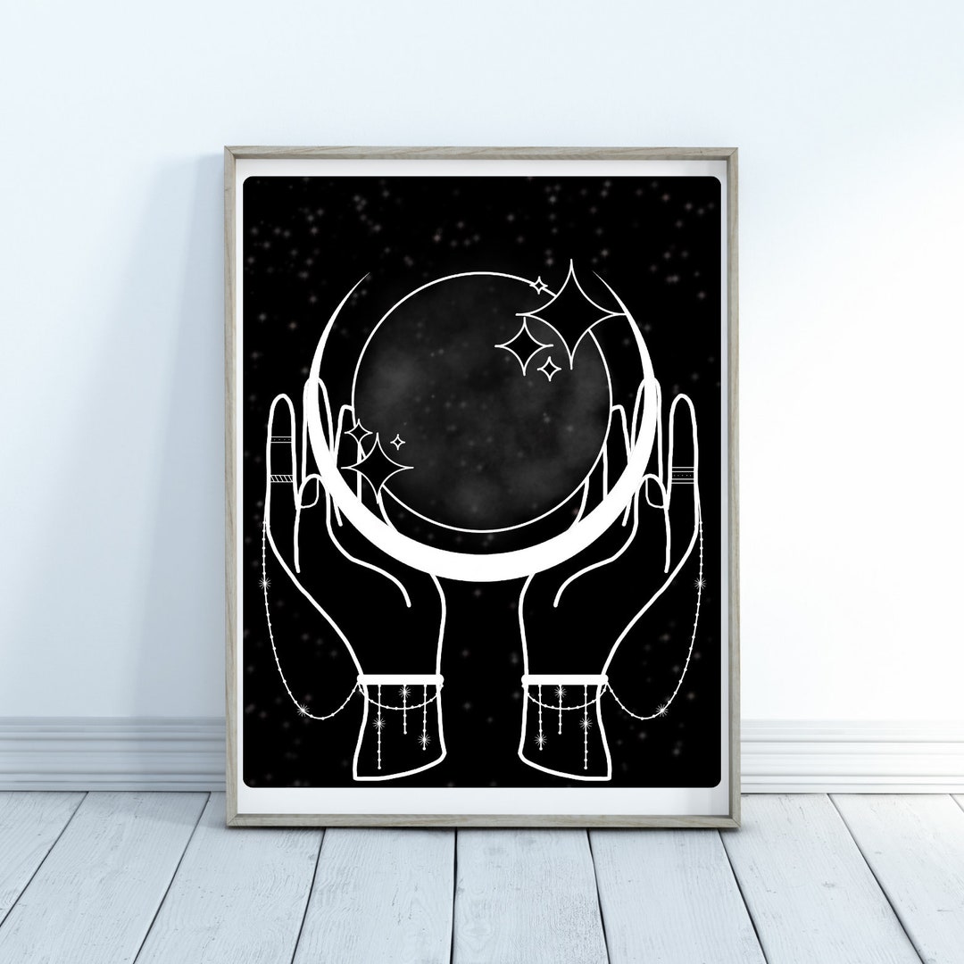 Celestial Crystal Ball | Astrology Poster | Digital Download - Etsy