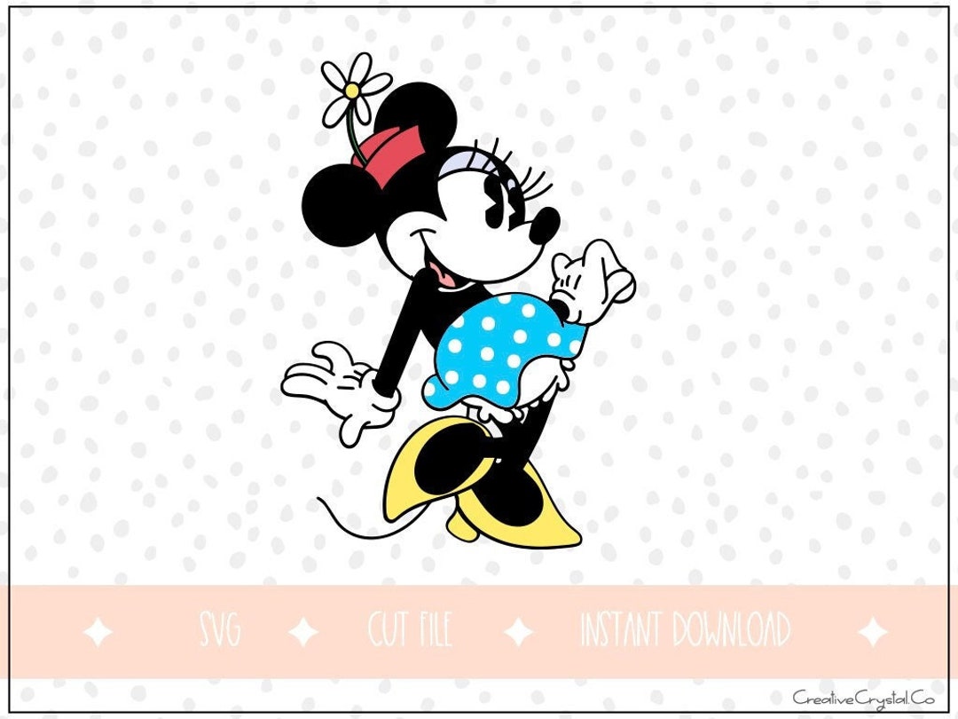 Vintage Minnie | SVG File | Cut File - Etsy