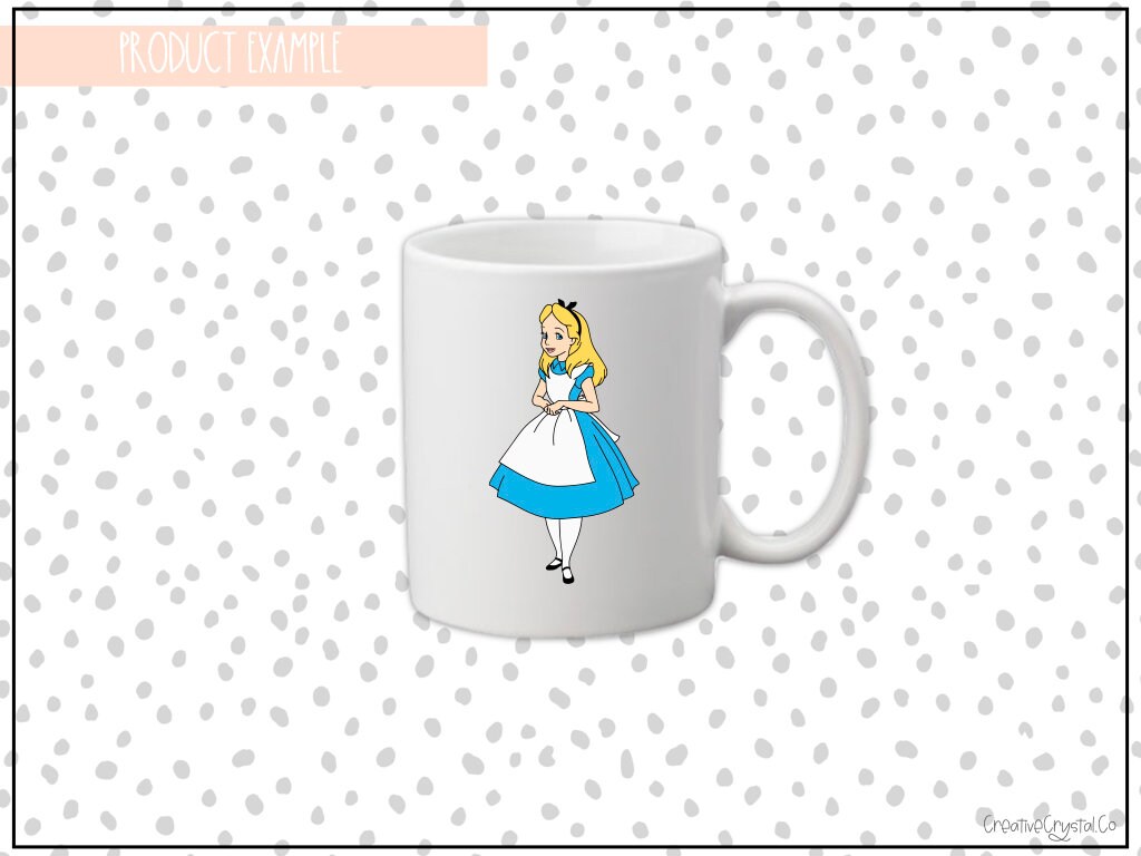 Alice in Wonderland Alice SVG Cut File - Etsy