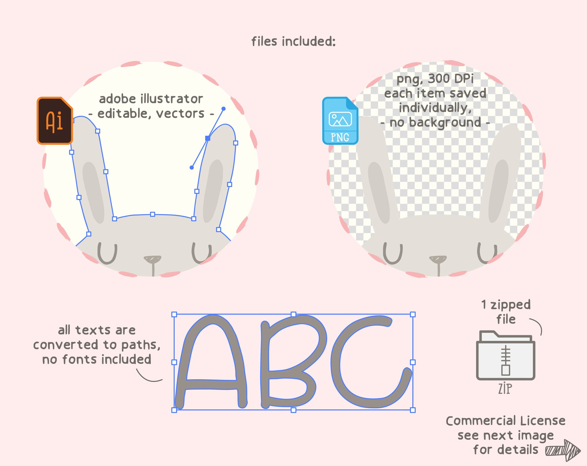 Cute Easter Borders Frames / Bunny Ears / Chick / Carrot / Spring ...