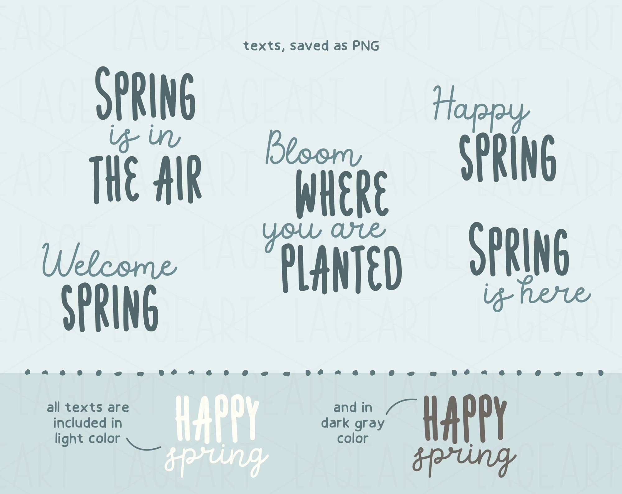 Spring Bunny Clipart Set / PNG / Cute Rabbit / Flower Illustration ...