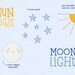 Sun Clipart / Moon Clipart / Moon Sun Illustration / Stars / Cute / SVG ...