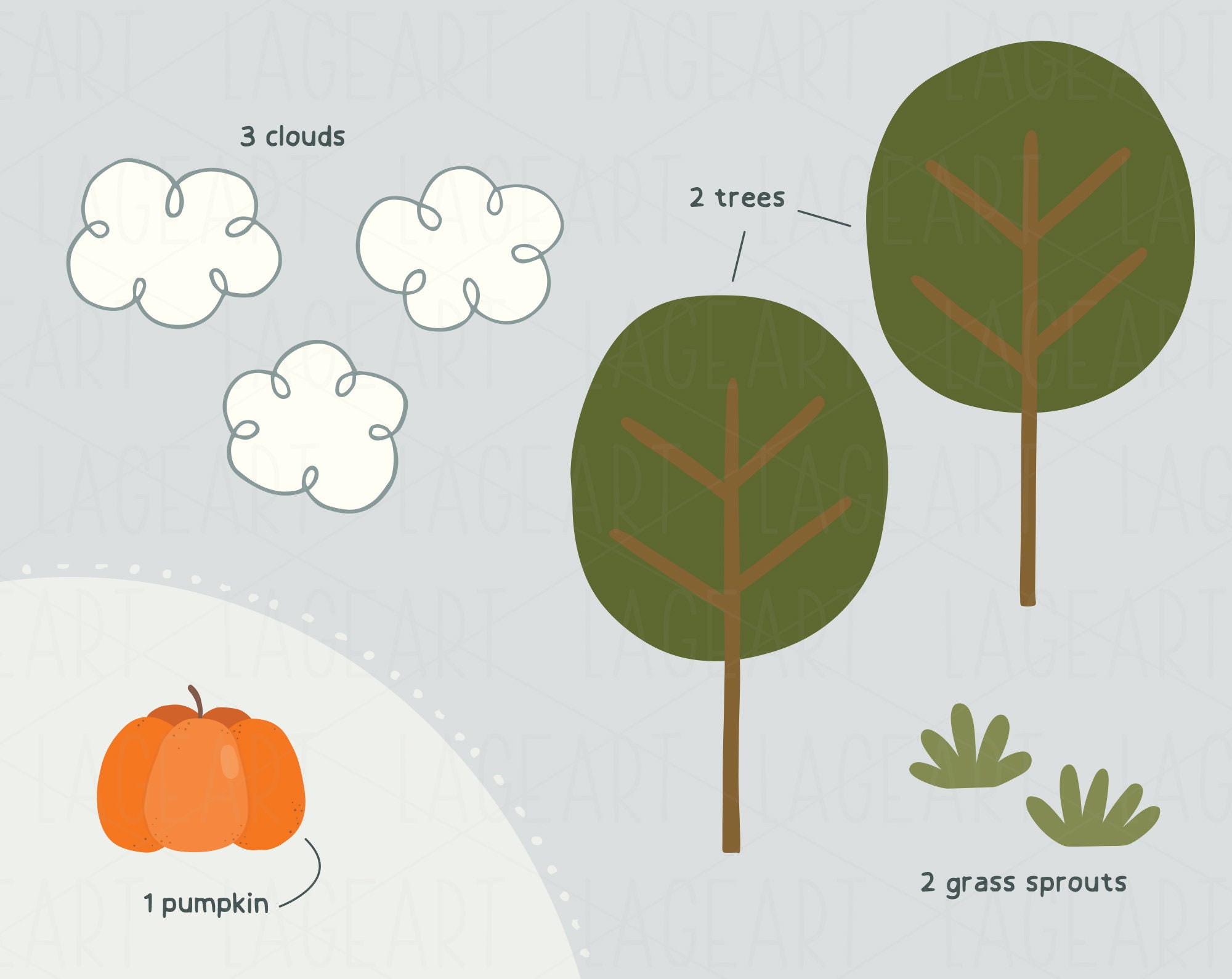 Autumn Fox Clipart Set / Fall PNG / Cute Fox / Flowers Illustration ...