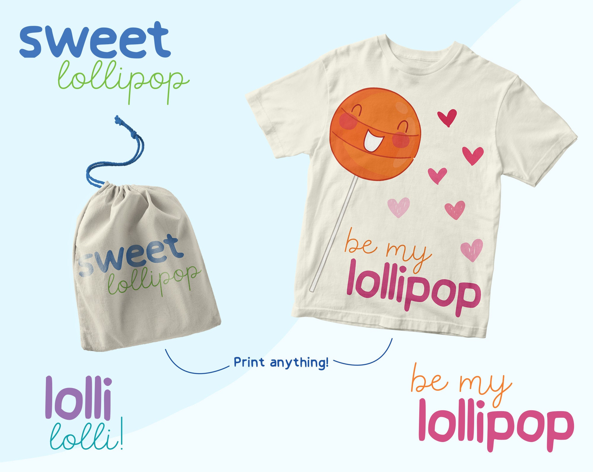 Lollipops With Faces Clipart / Candy / Stars Sprinkles / Lollipop ...