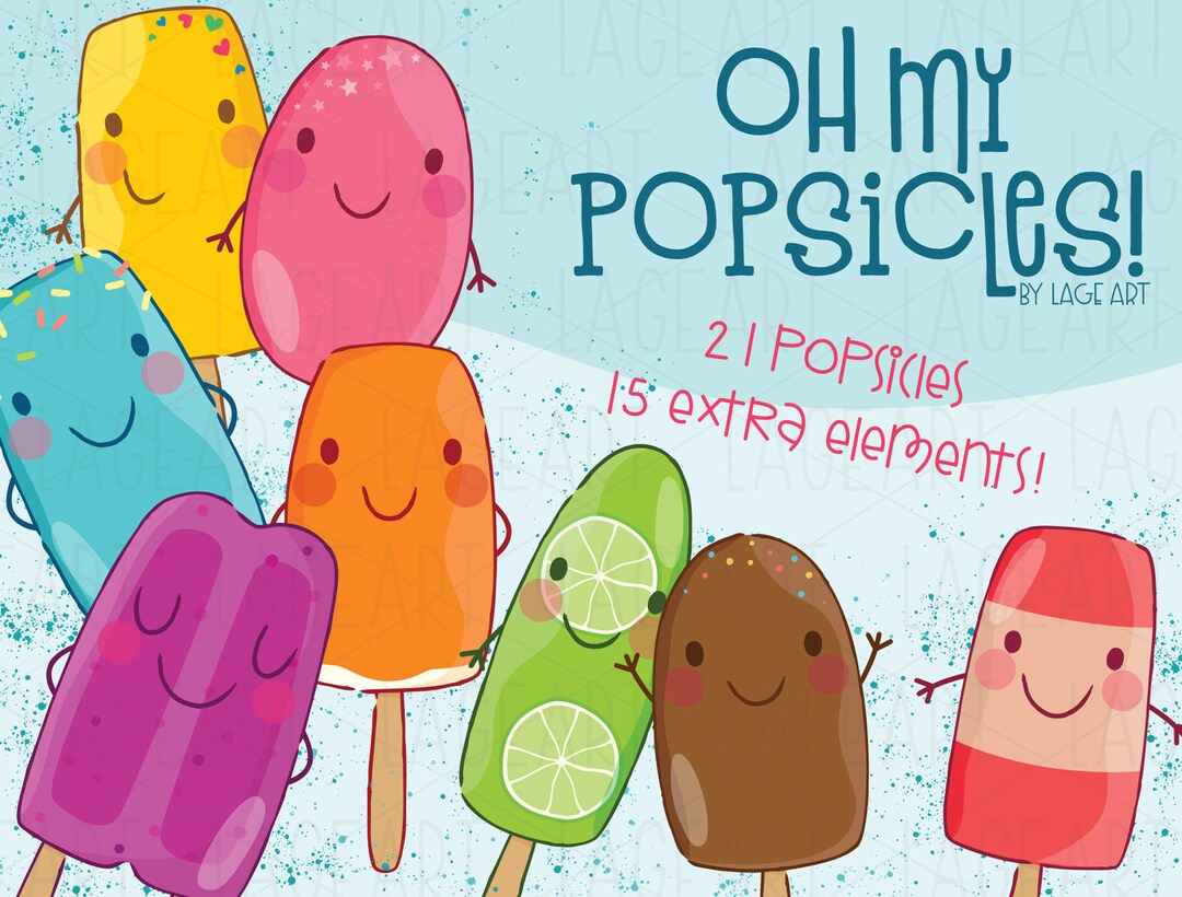 Popsicles With Faces Clipart / Shooting-stars Sprinkles 21 Unique ...