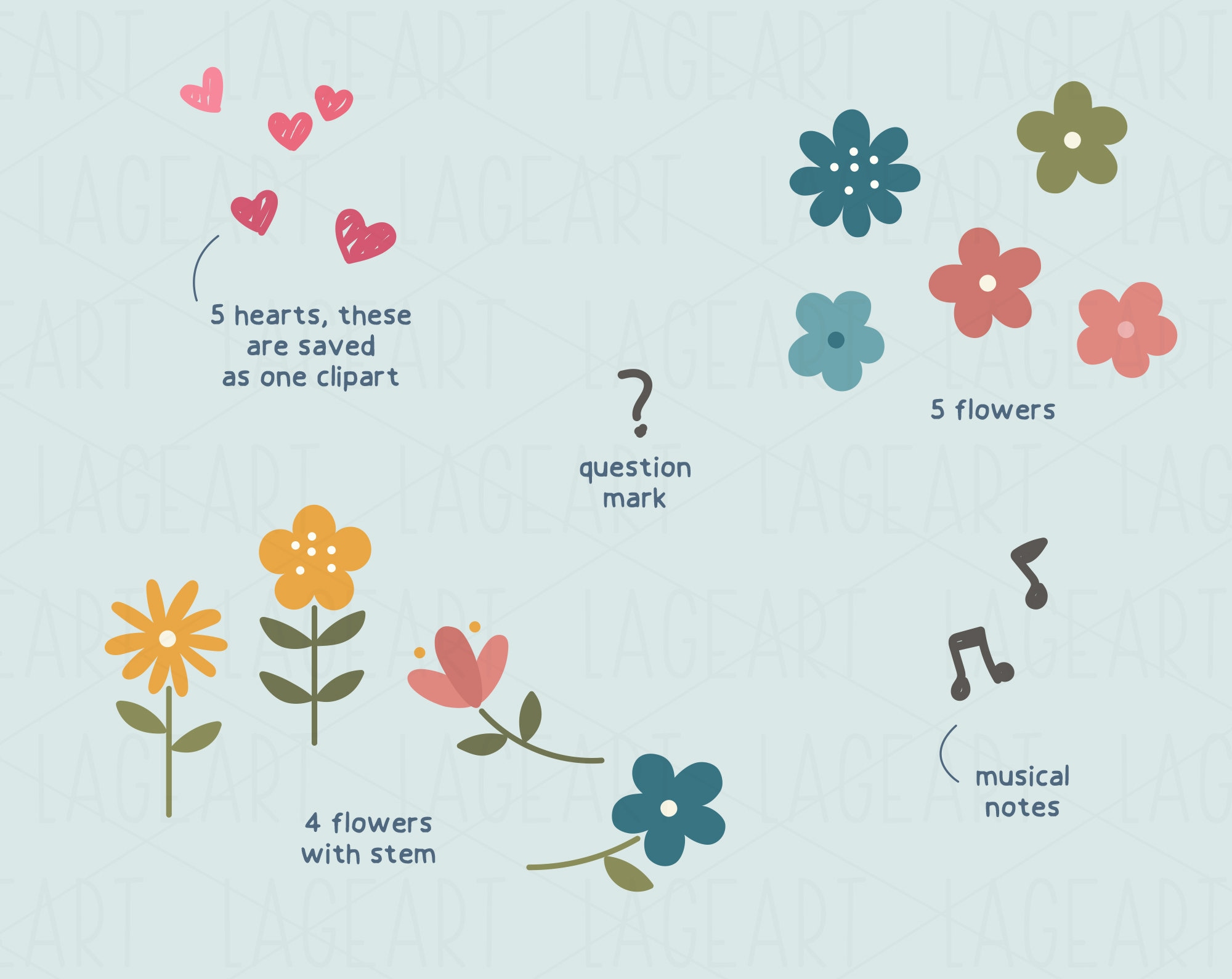 Bees Clipart Set / Spring PNG / Cute Bee / Flowers Illustration ...