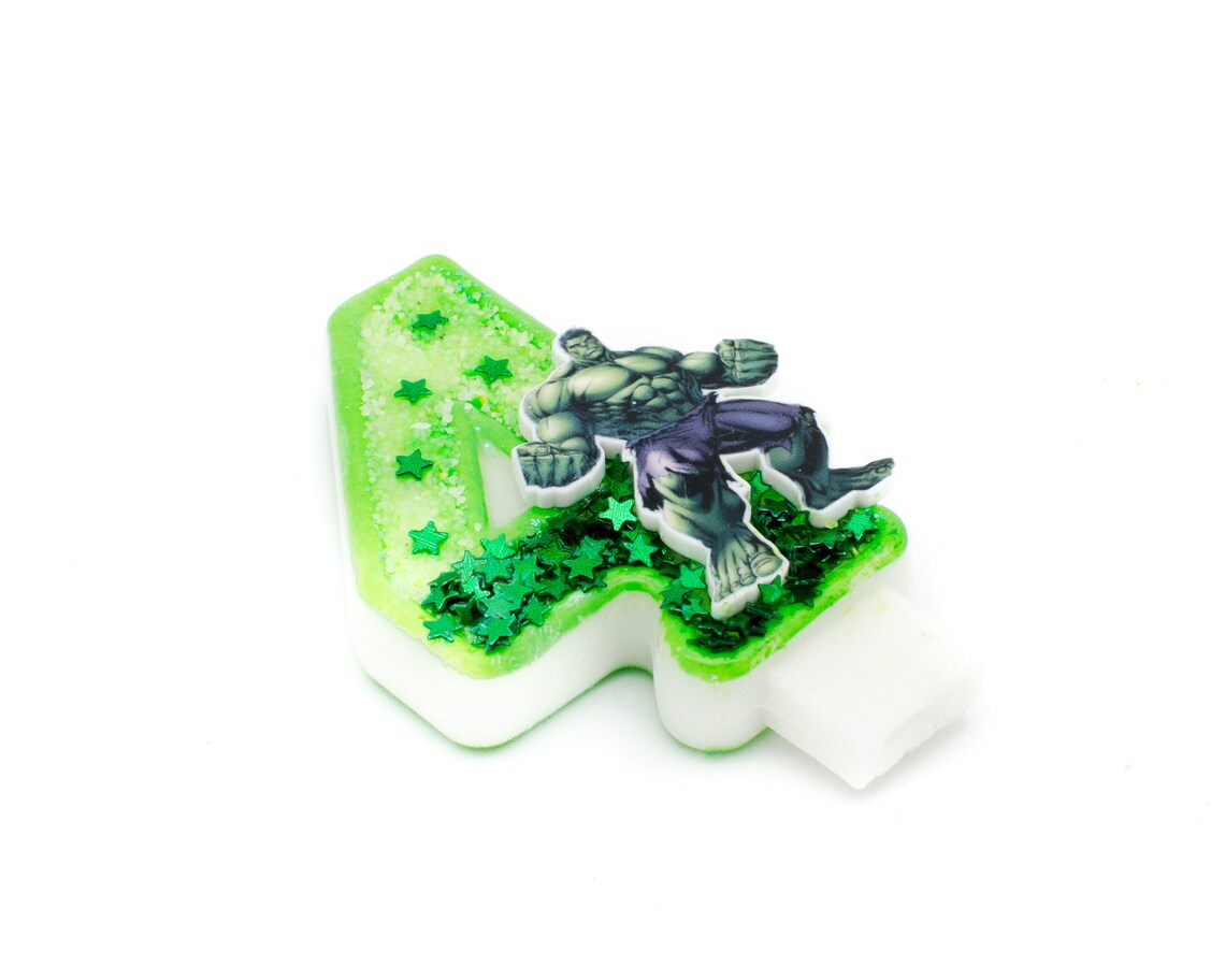 Hulk Birthday Candle / Birthday Candle Hulk / Hulk Birthday - Etsy