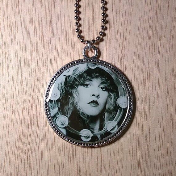 Stevie Nicks Resin Pendant Necklace Stevie Nicks Jewelry Etsy