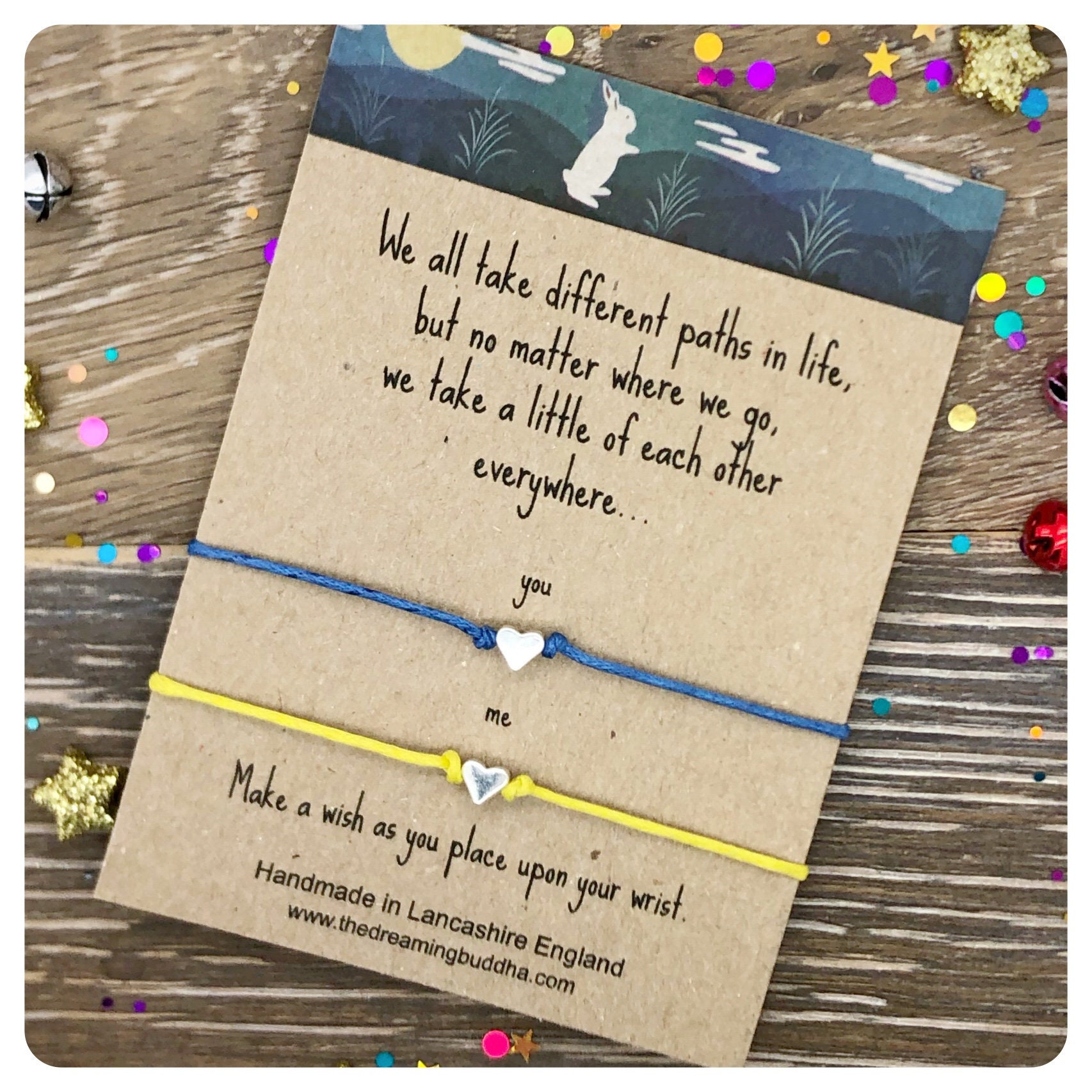 Leaving Friendship Bracelet, School Friend Gift, Colleague Card ...