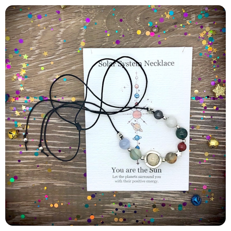 Solar System Necklace - Etsy