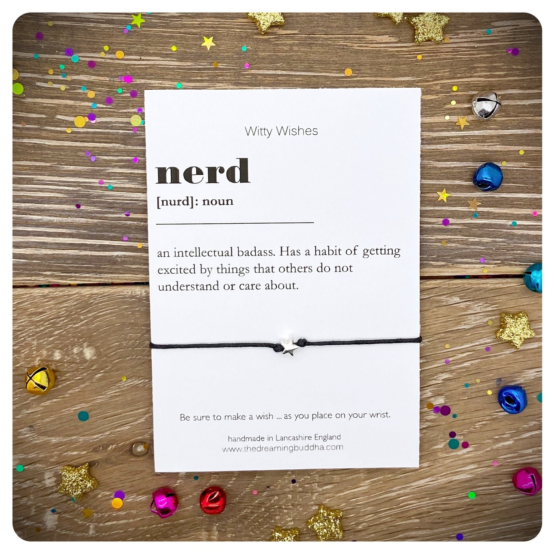 Nerd Dictionary Definition Nerd Wish Bracelet Teen - Etsy