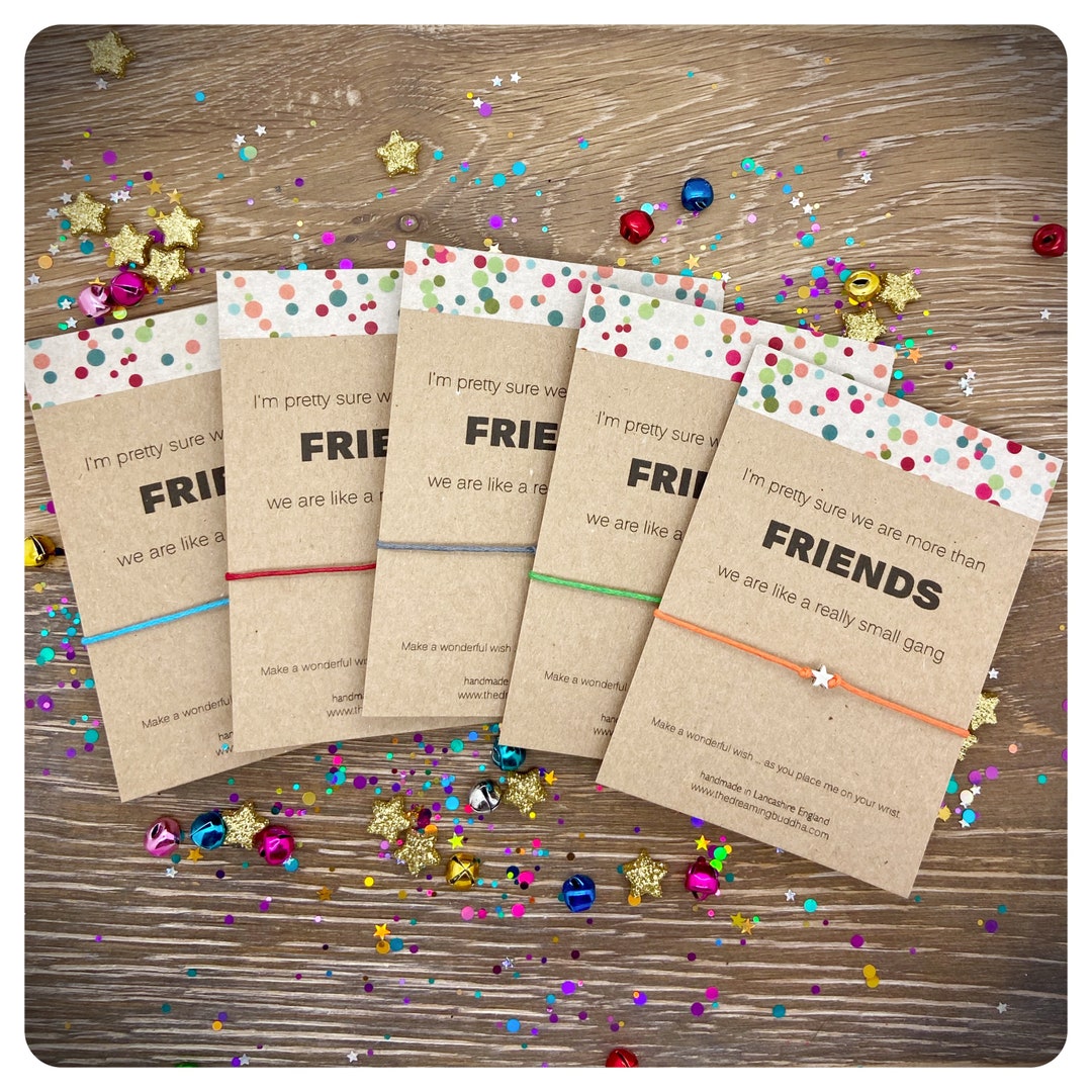 5 X Friendship Bracelets, End OF Term Gifts, Friends Wish Bracelets ...