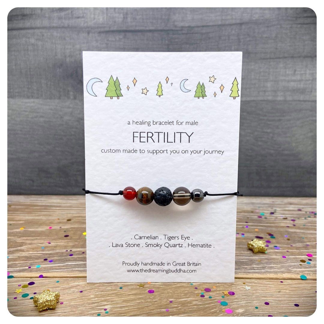 Male Fertility Bracelet, Conception Support Husband, Men's IVF Gift ...
