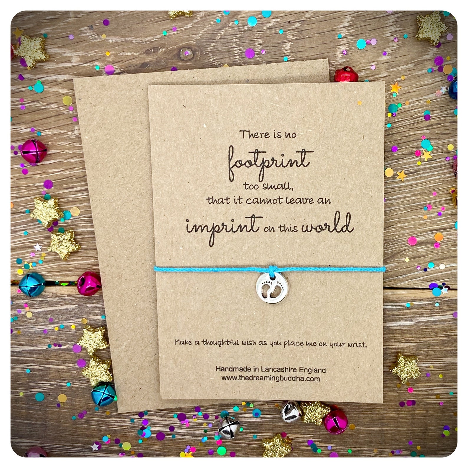 Infant Loss Memorial Card Baby Remembrance Wish Bracelet - Etsy UK