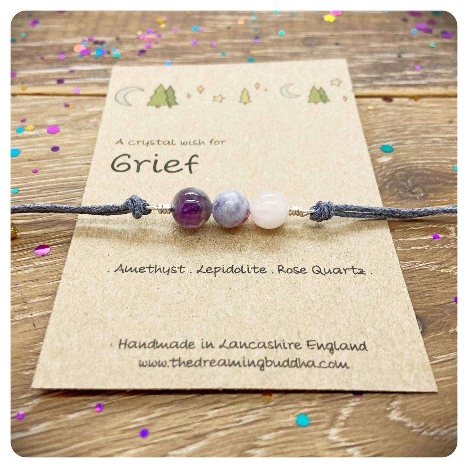Grief & Loss Crystal Bracelet, Postal Bereavement Gift, Grief Support ...