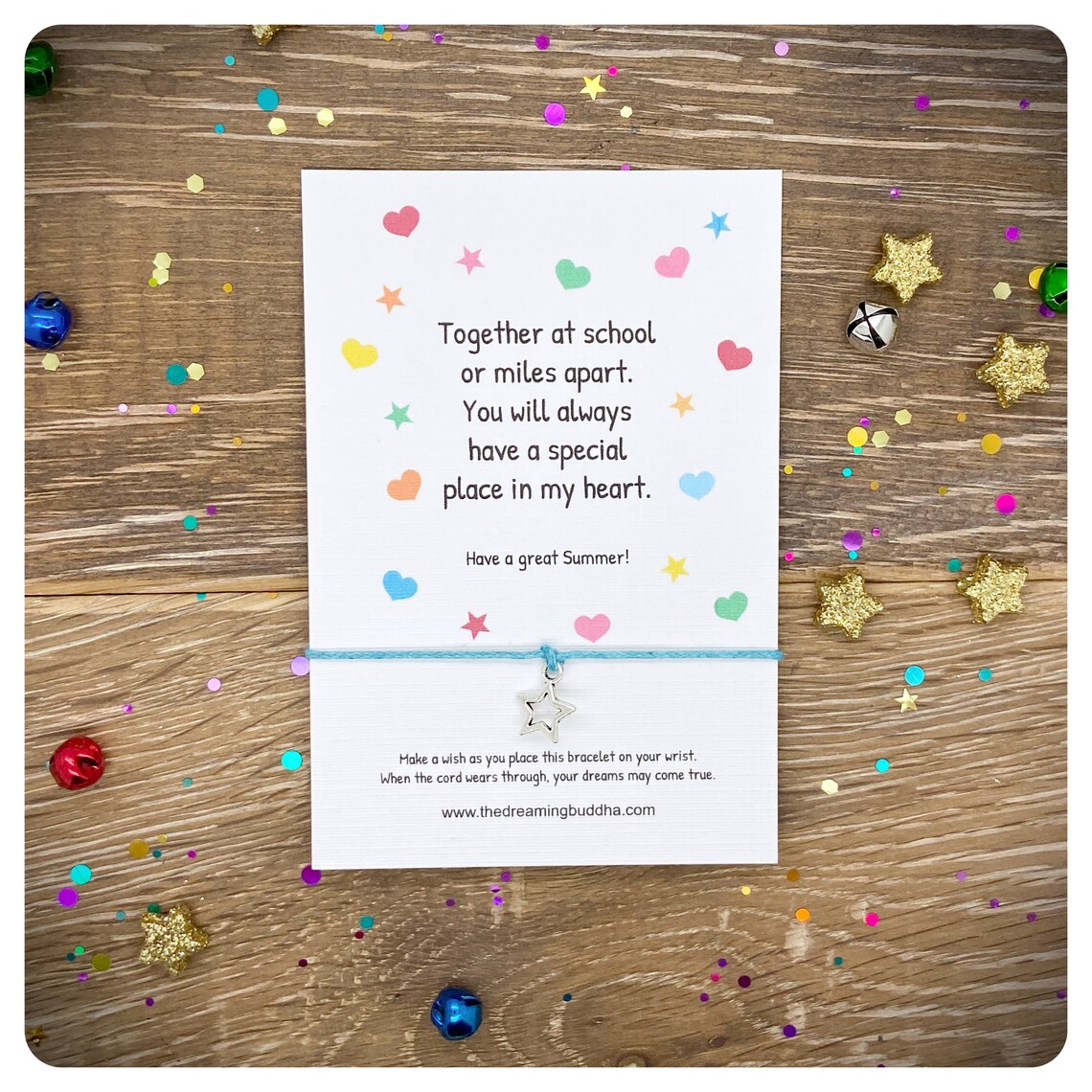 Pack of 5 Friendship Wish Bracelets Friendship Poem Cards - Etsy