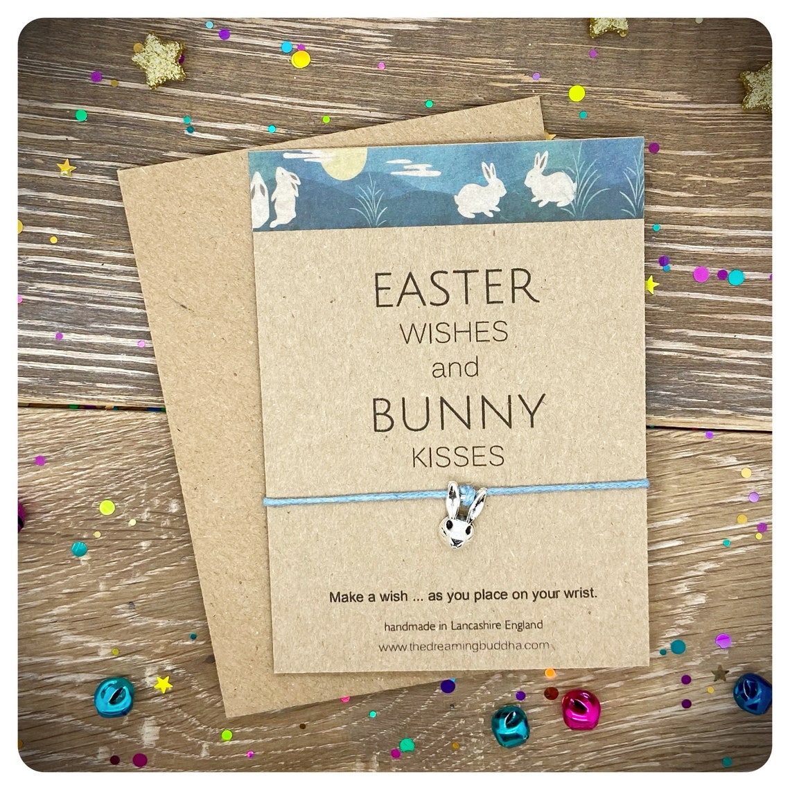 Easter Bunny Wish Bracelet Rabbit Card Childrens Easter - Etsy UK