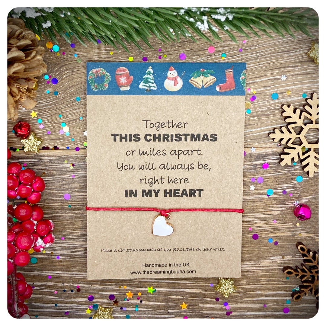 Across the Miles Christmas Card, Friends Family Long Distance Christmas ...