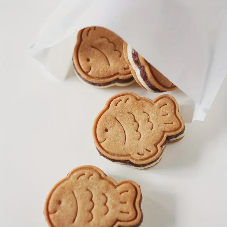 Fish Cookie Cutter With Stamp: 2-inch Biscuit & Fondant Mold - Etsy
