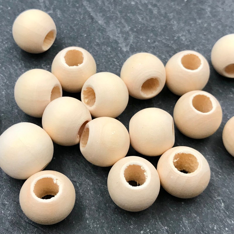 Large Wood Beads - Etsy