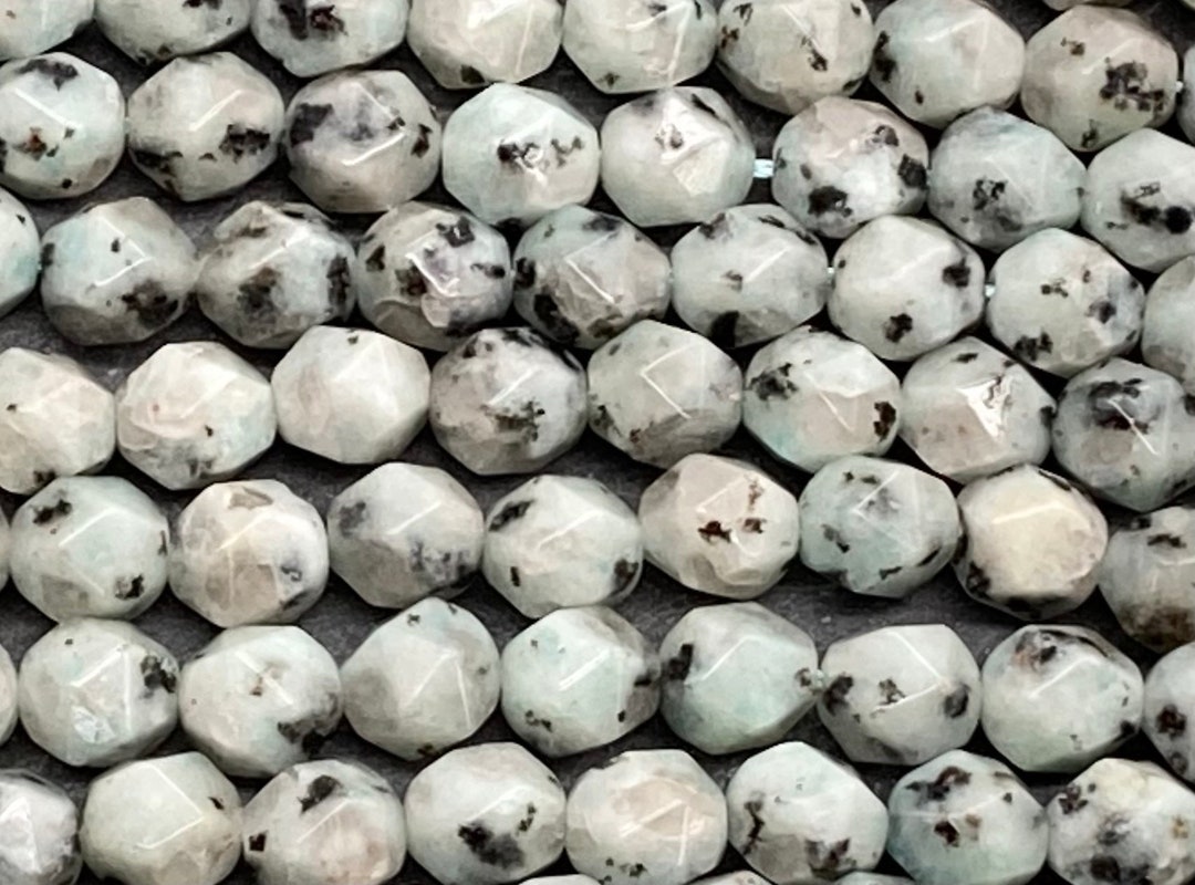 8mm Sesame Jasper, Star Cut, Full Strand or Half Strand, Natural Stone ...