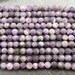 8mm Frosted Amethyst Beads, Full Strand or Half Strand, Frosted ...