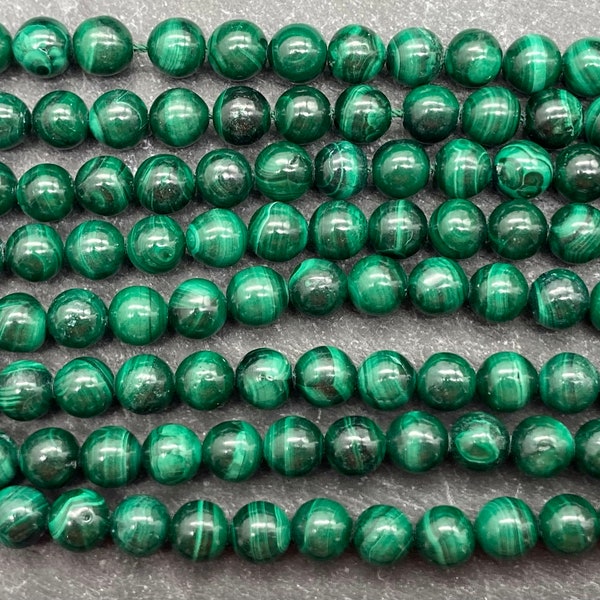 Malachite Beads - Etsy