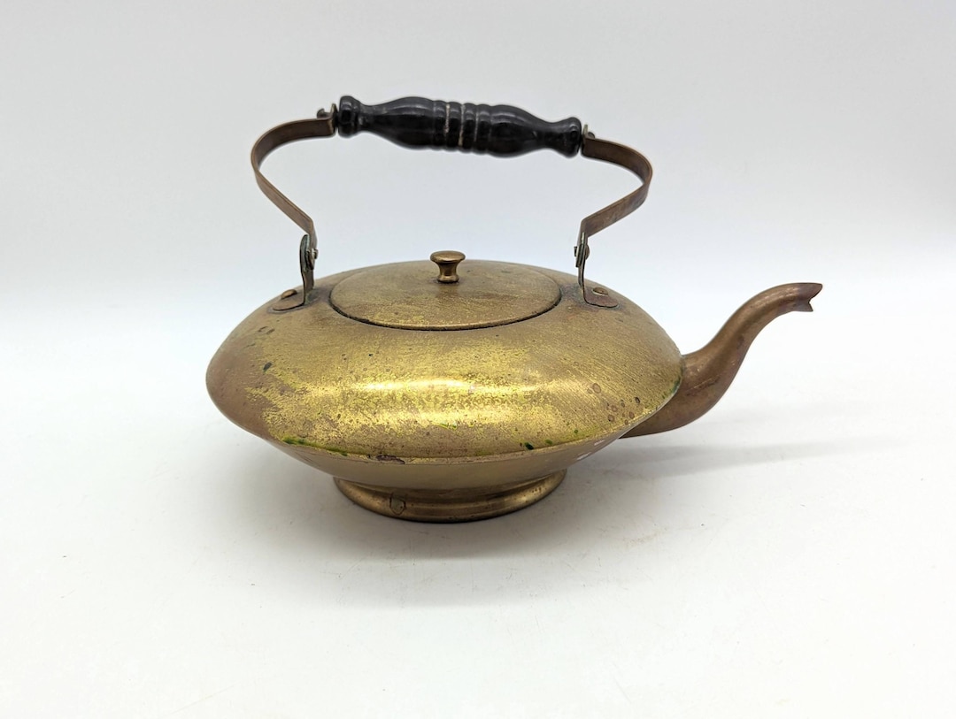 S Sternau & Co Brass Ornate Teapot - Etsy