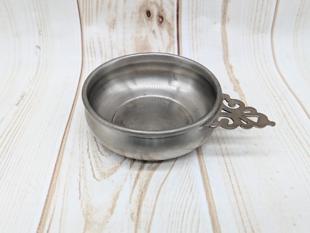 Empire Pewter Porringer Bowl 4" - Etsy