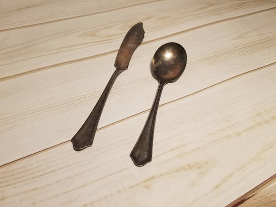 Oneida Community Par Plate Vernon-ashley Silverplate Patina - Etsy