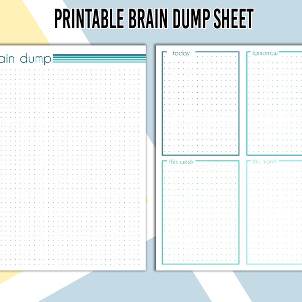 Brain Dump - Etsy
