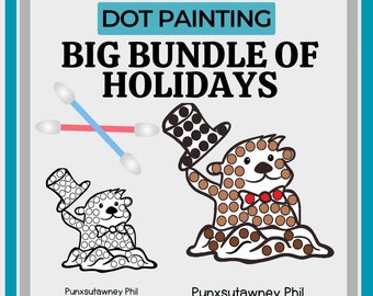 Fine Motor Skills Q-tip Dot Painting Dinosaur Printable Activity - Etsy